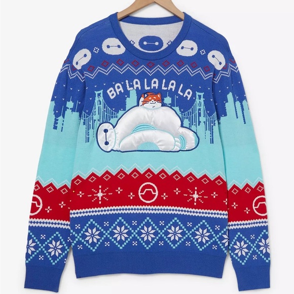 Hot Topic | Sweaters | Unisex Disney Big Hero 6 Baymax With Mochi ...